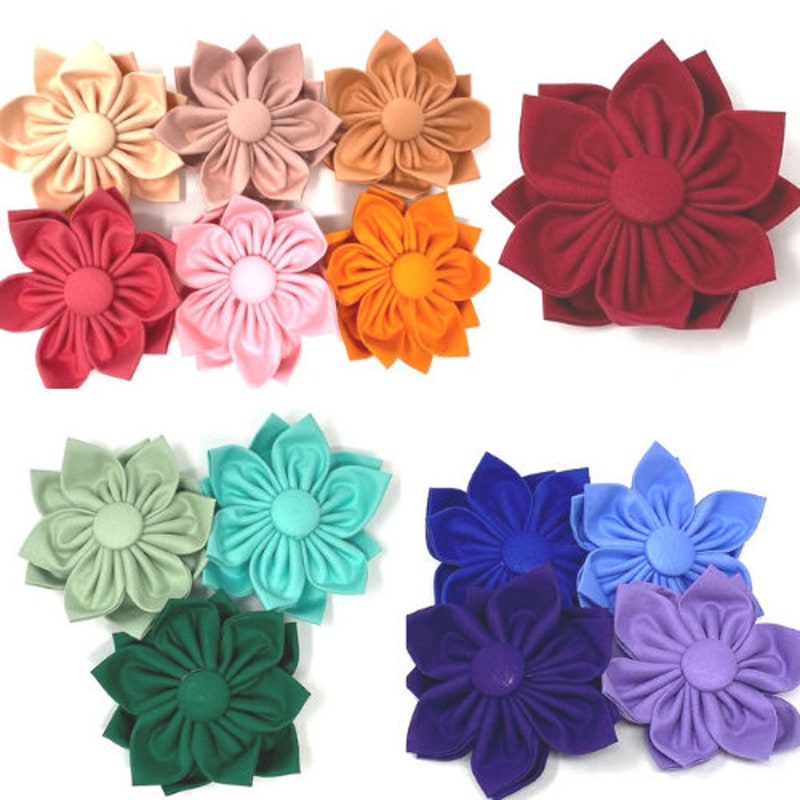 Dog Collar Flower - Etsy