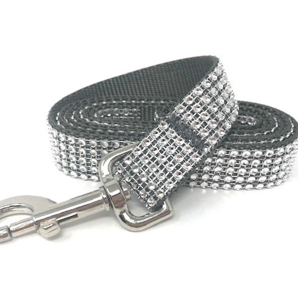 Rhinestone Dog Leash - Etsy