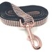 Fancy Rose Gold Rhinestone Blingy, Sparkly Dog Leash, Designer Fashion ...