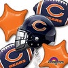 Chicago Bears Anagram Balloon Bouquet W/ Free Shipping Birthday Party ...