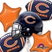 Chicago Bears Anagram Balloon Bouquet W/ Free Shipping Birthday Party ...