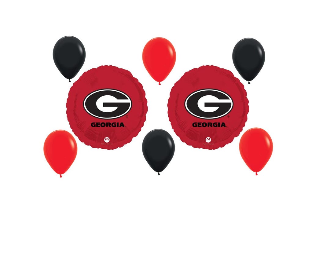 University of Georgia Balloon Bouquet College Sports W/ Free Shipping ...