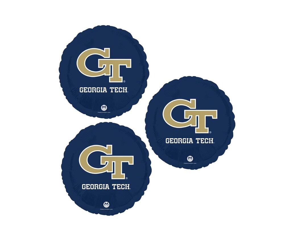Set of 3 Georgia Tech 18'' Balloons College Sports W/ Free Shipping ...