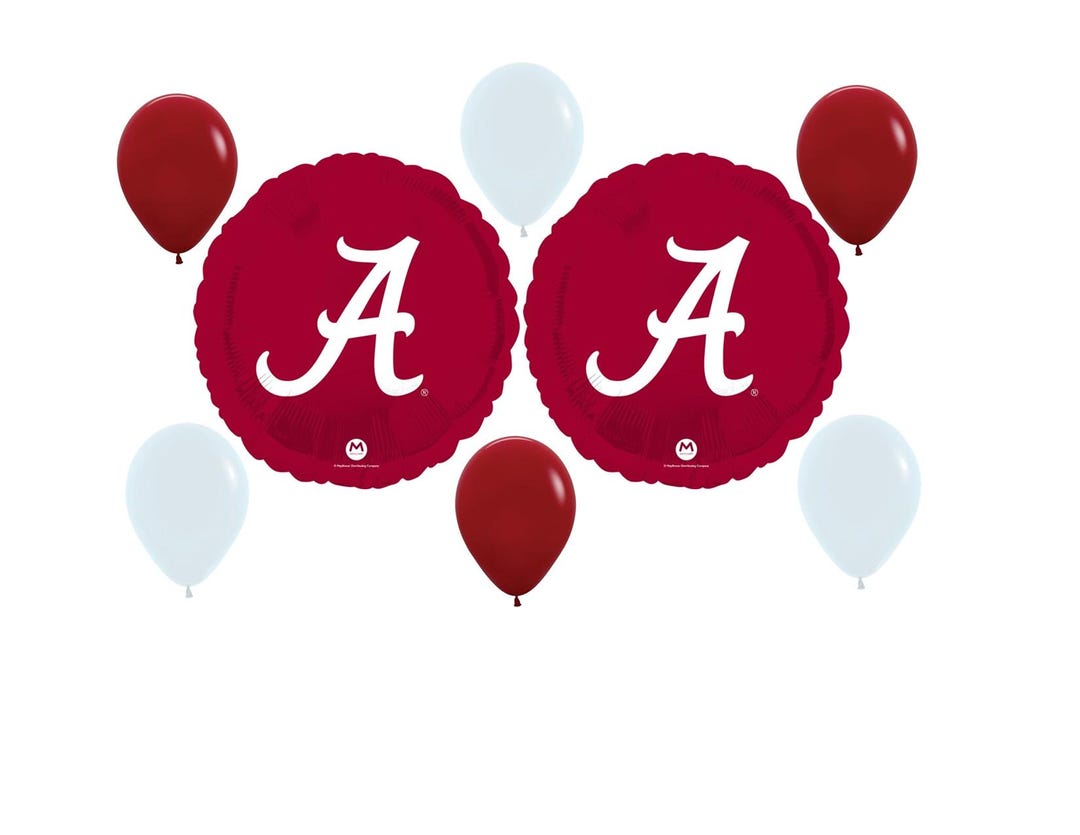 University of Alabama Balloon Bouquet College Sports W/ Free Shipping ...