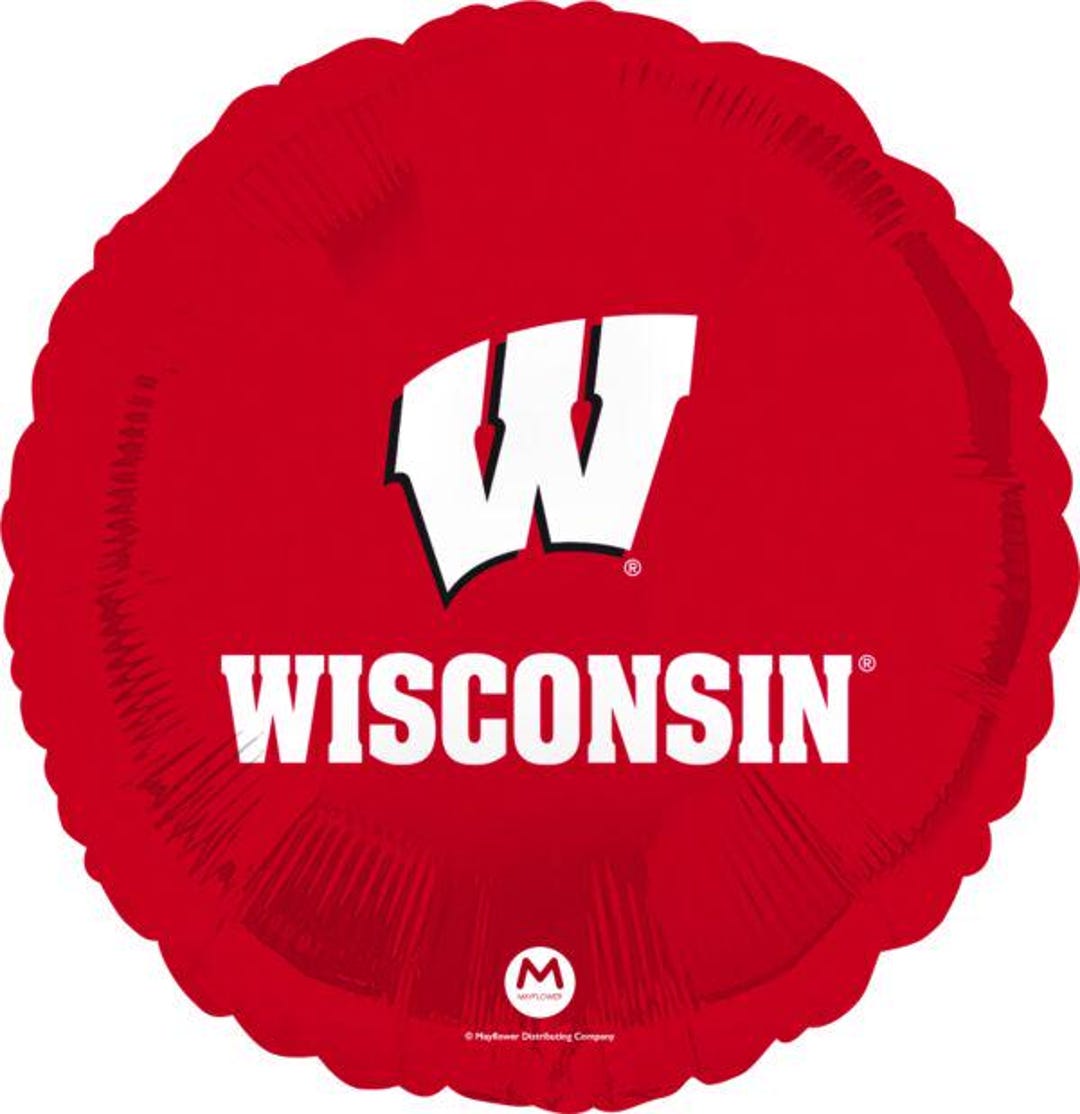 University of Wisconsin 18'' Balloon College Sports W/ Free Shipping ...