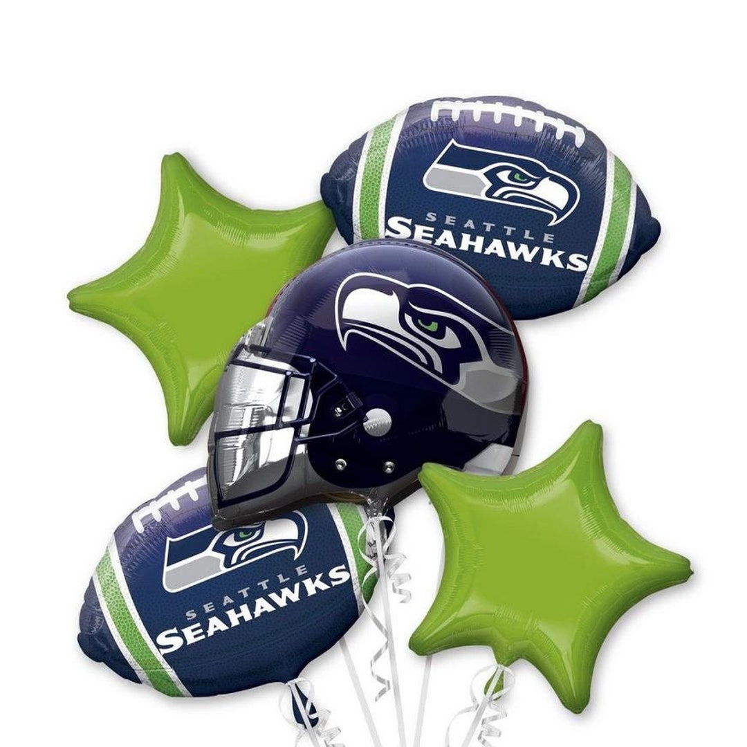 Seattle Seahawks Anagram Balloon Bouquet W/ Free Shipping Birthday ...