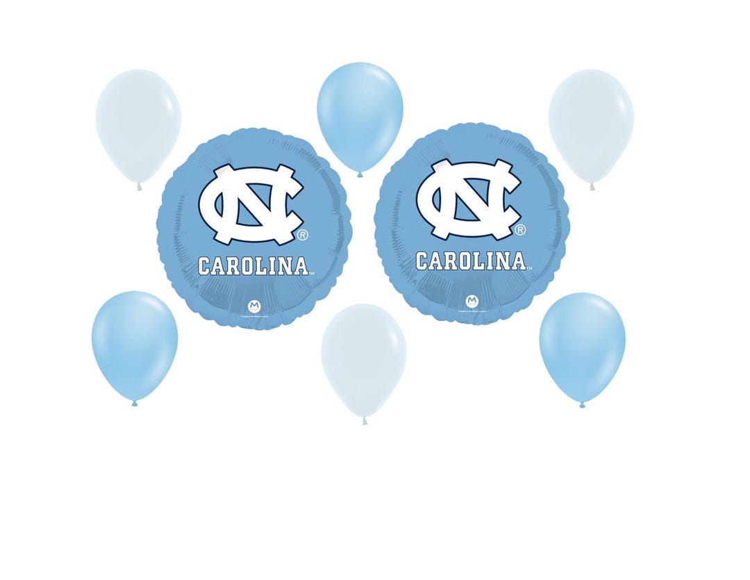 University of North Carolina Balloon Bouquet College Sports W/ Free ...