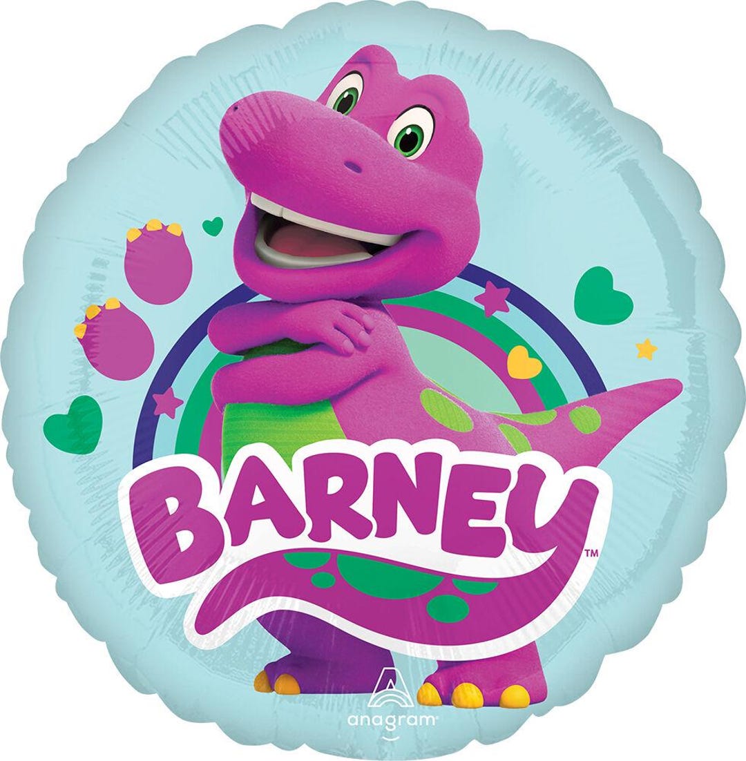 Barney 18'' Balloon W/ Free Shipping Birthday Party Decorations - Etsy