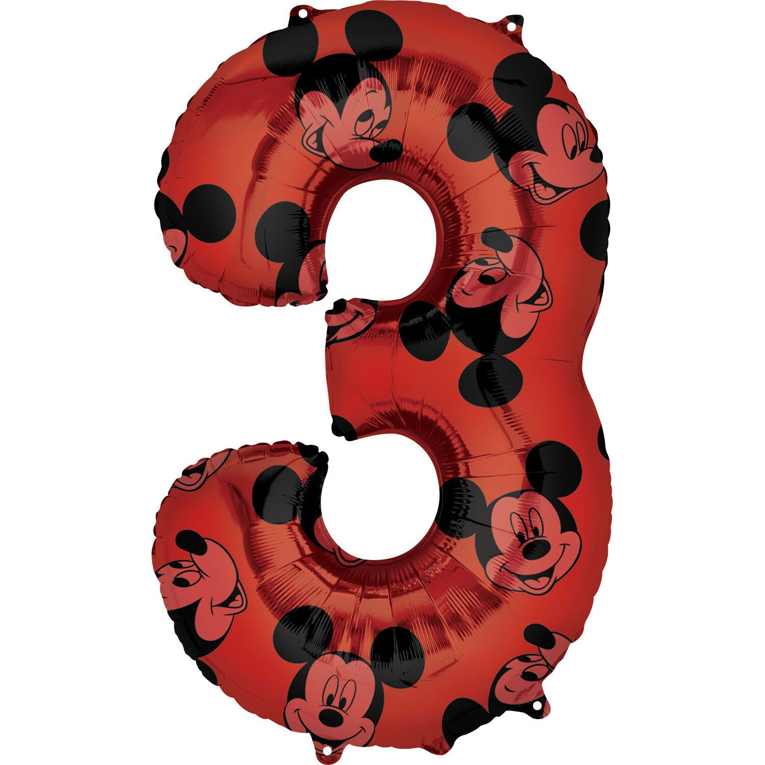 Number 3 Mickey Mouse 26'' Anagram Balloon W/ Free Shipping Birthday ...