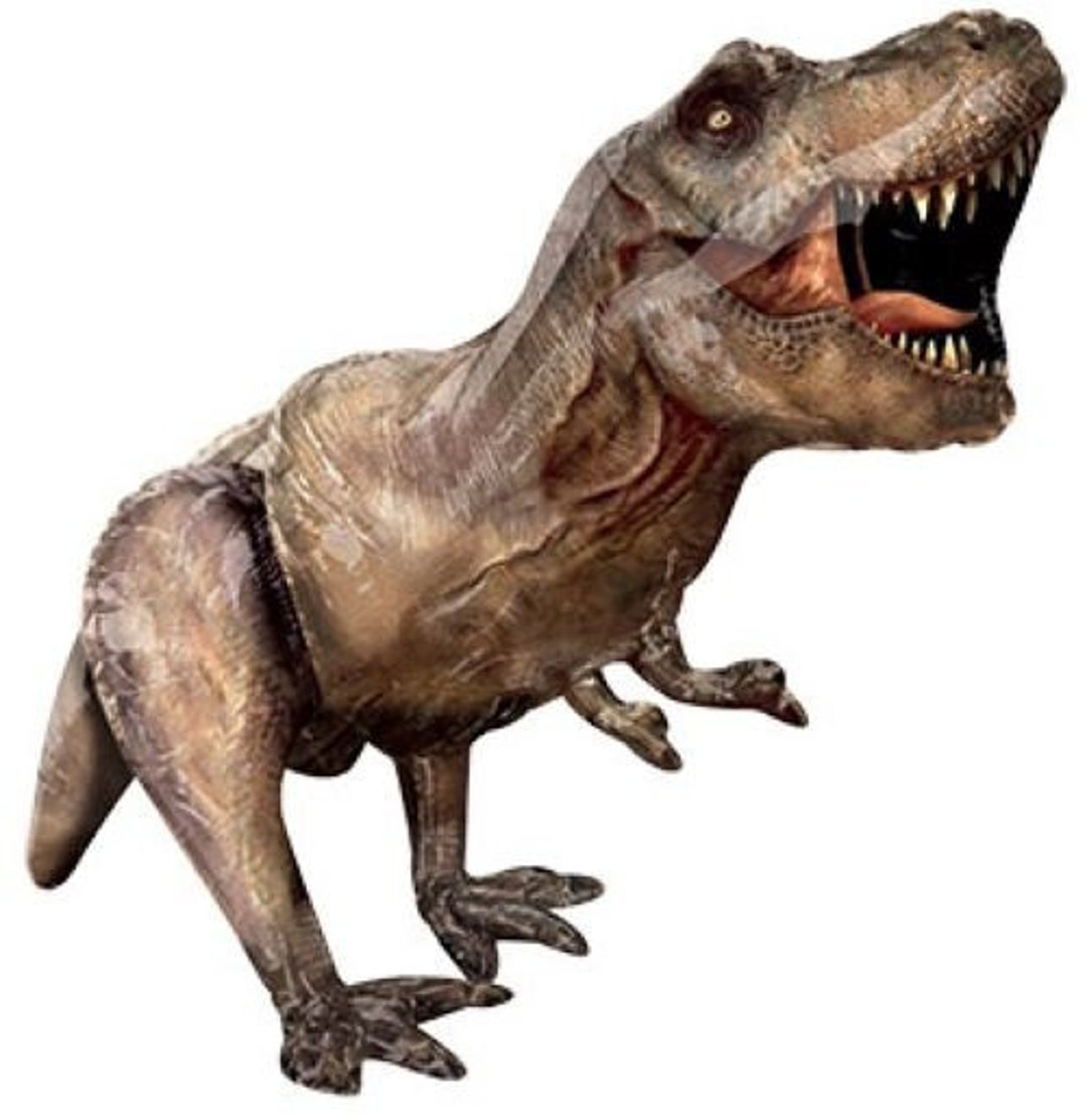 Jurassic World T-rex Air-fill Only 28'' Anagram Balloon W/ Free ...