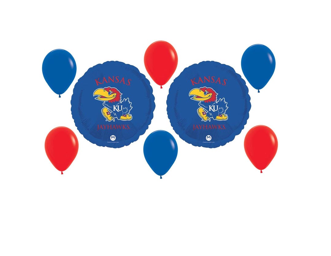 University of Kansas Jayhawks Balloon Bouquet College Sports W/ Free ...