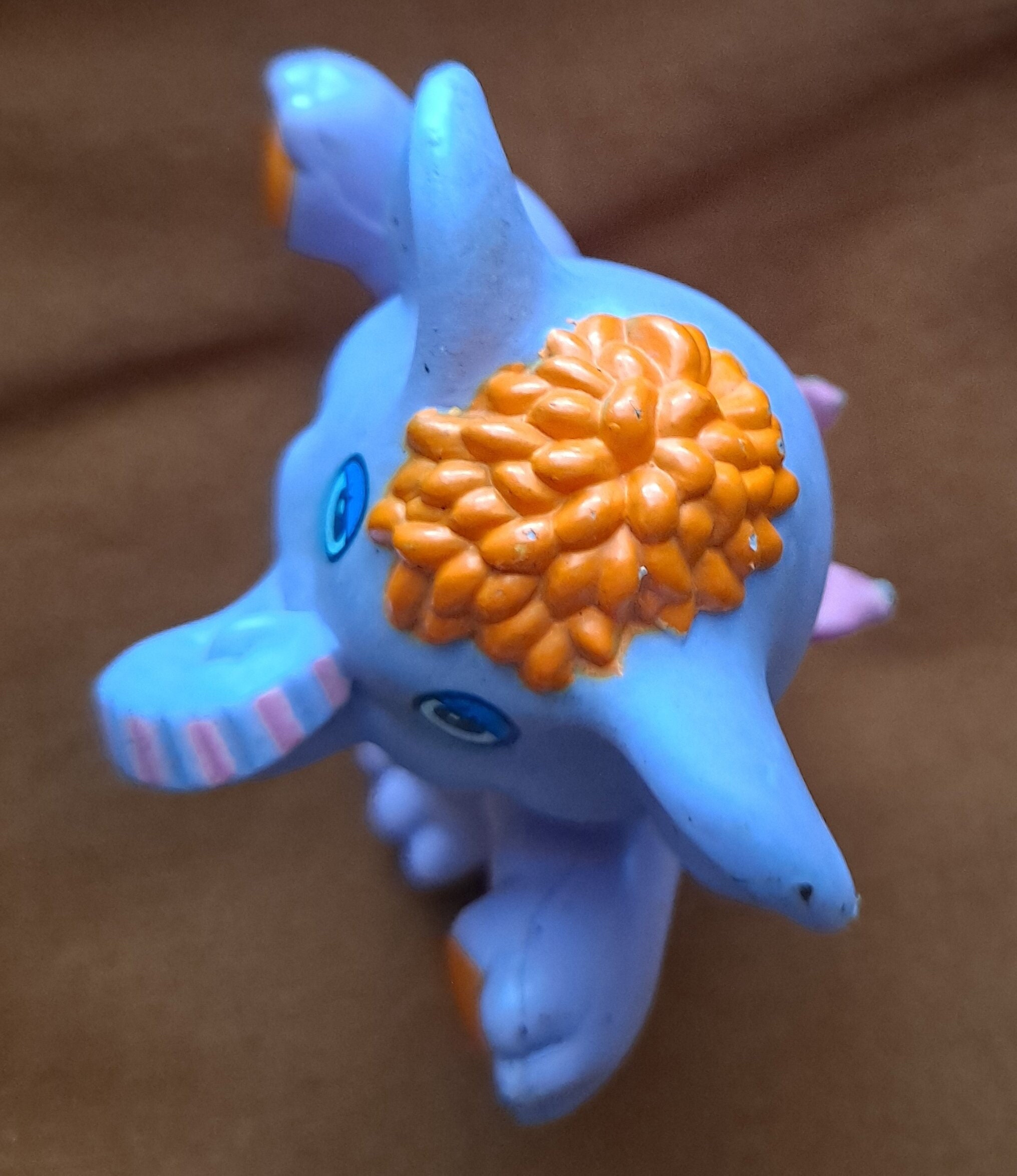 1985 Vintage Kawaii Wuzzles figure Eleroo PVC poseable | Etsy