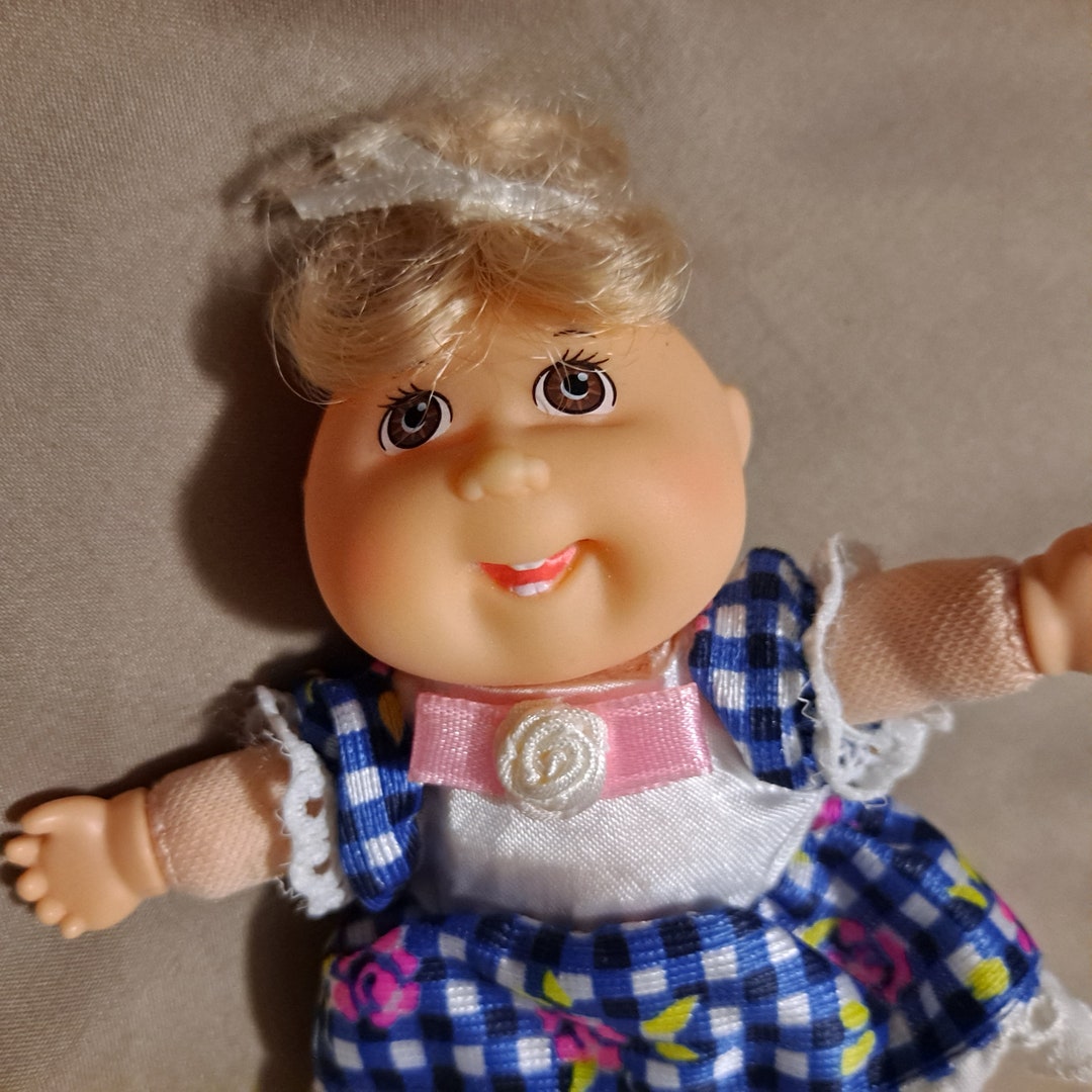 1996 Vintage Kawaii Cabbage Patch Kids Mattel OAA Mini Soft Body Blonde ...