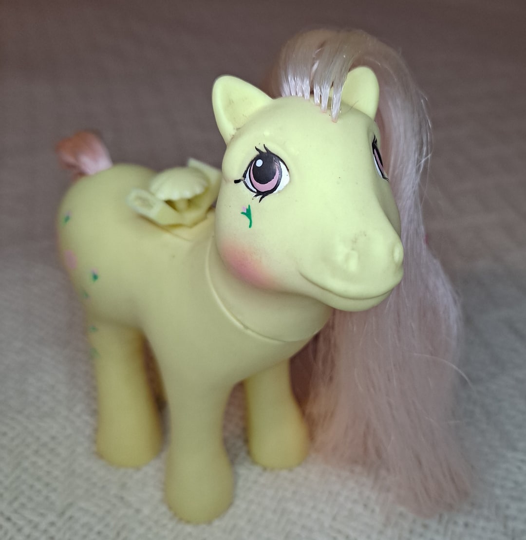 1986 Vintage Kawaii My Little Pony MLP G1 Flutter Pony Rosedust Rose ...