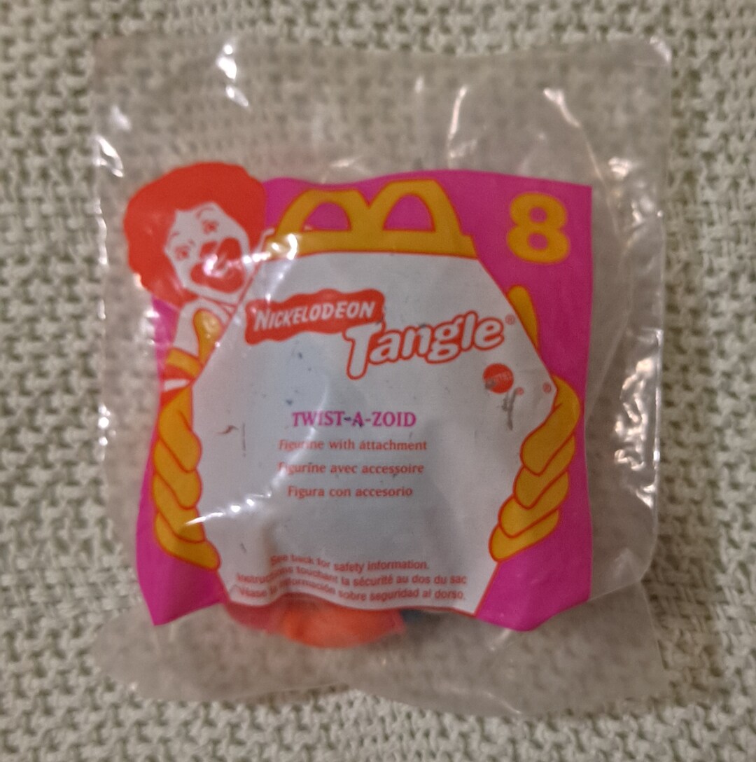 1996 Vintage Nickelodeon Tangle by Mattel Twist-a-zoid 8 Mcdonald's ...