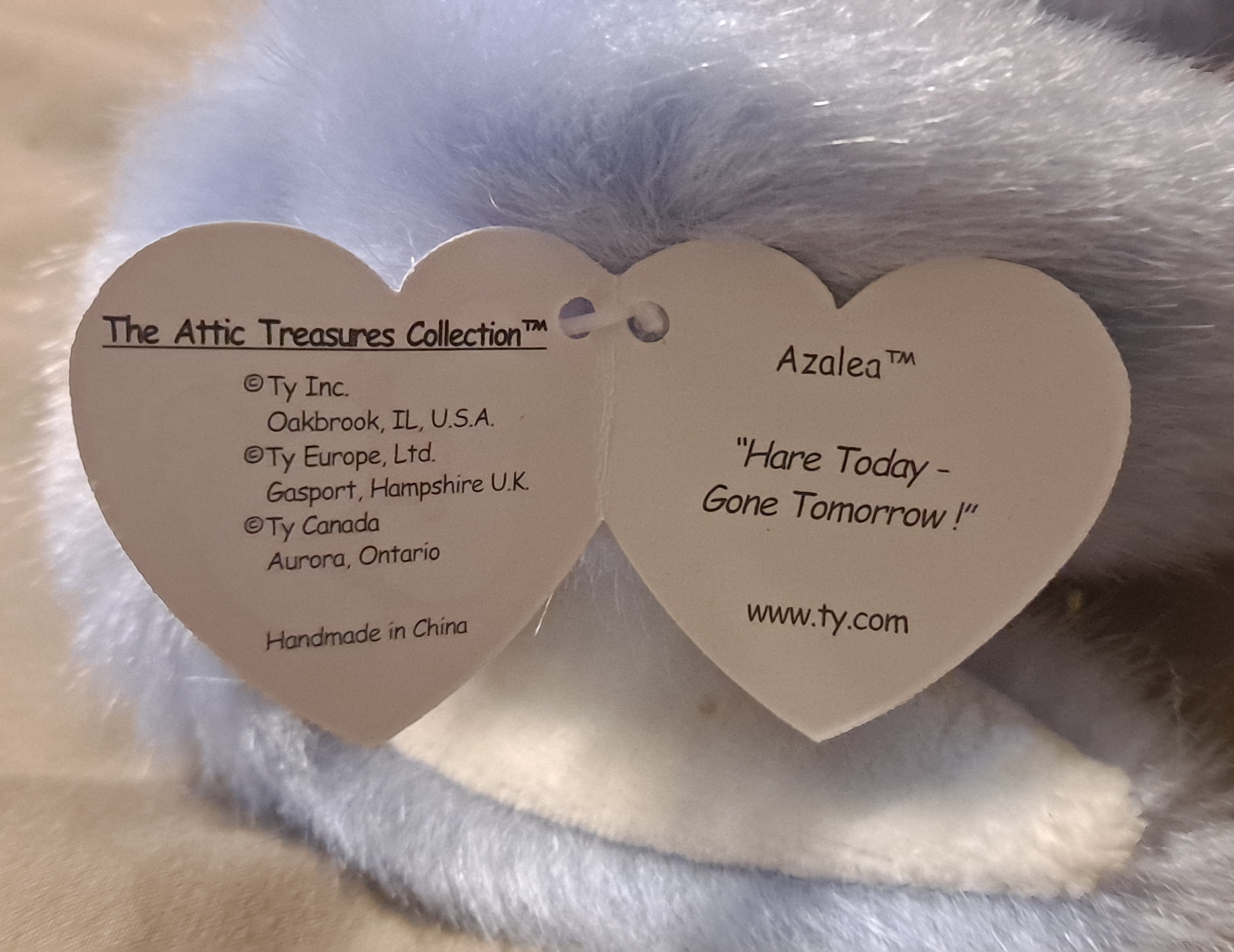 1993 Vintage Kawaii Ty Attic Treasures Collection Azalea Bunny - Etsy