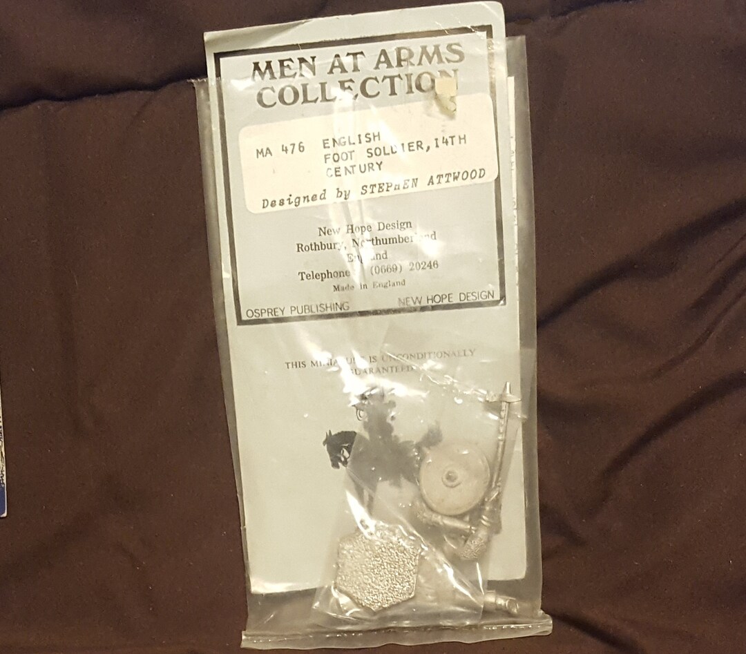 Vintage New Hope Design Men at Arms Collection English Foot Soldier ...