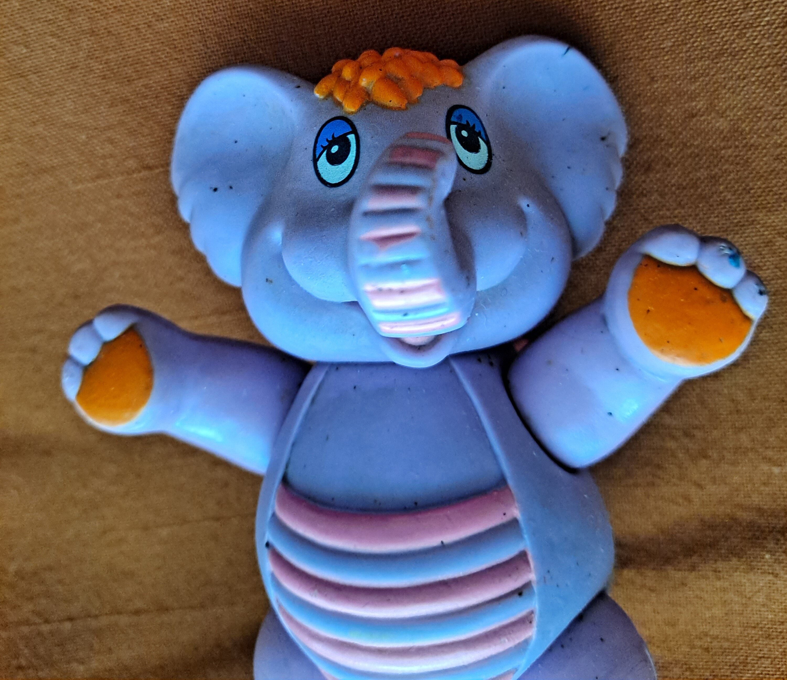 1985 Vintage Kawaii Wuzzles Figure Eleroo PVC Poseable - Etsy