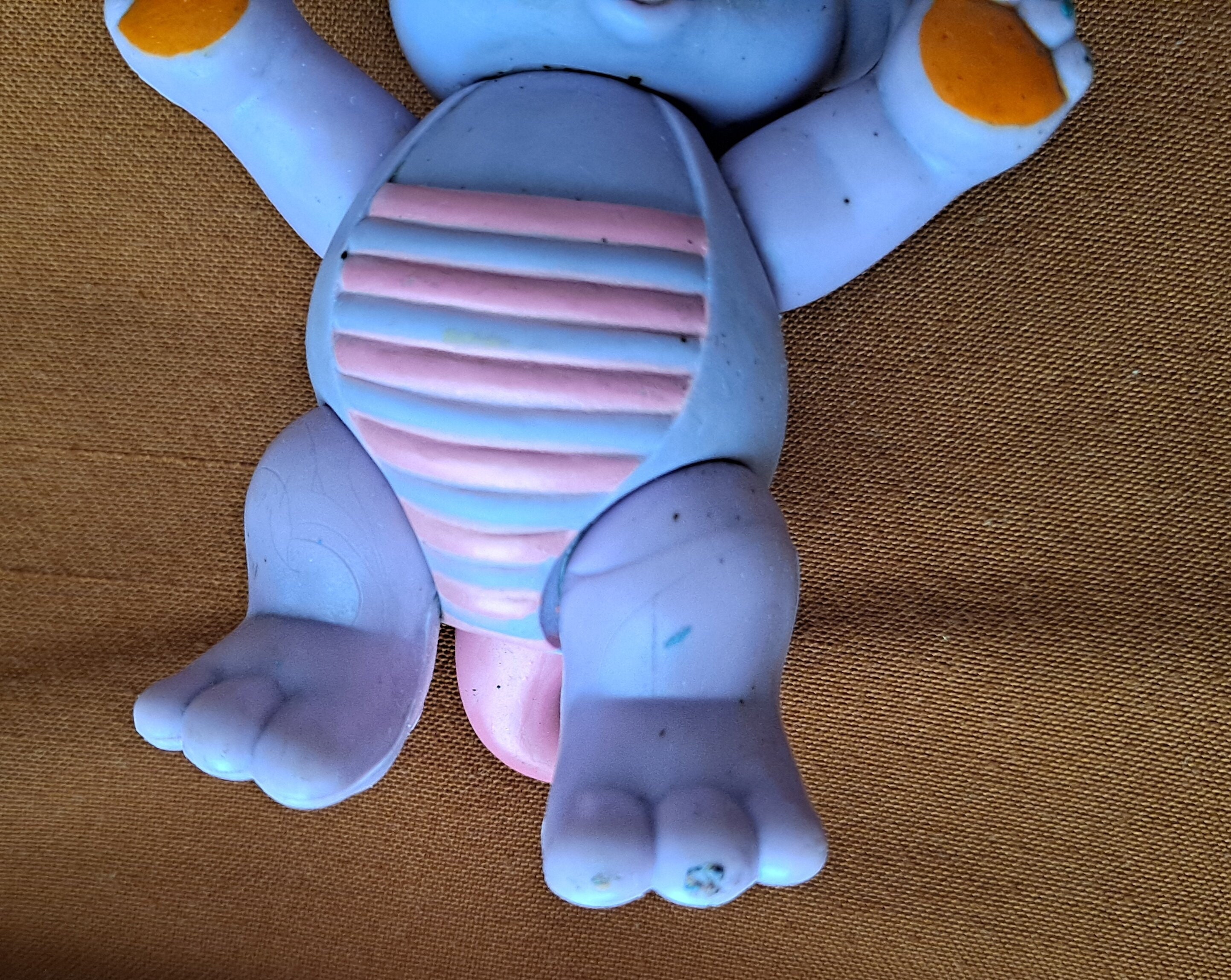 1985 Vintage Kawaii Wuzzles figure Eleroo PVC poseable | Etsy