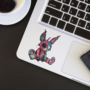 Punk Bunny Clipart - Digital Download, Punk Grunge Art, Stuffed Animal ...