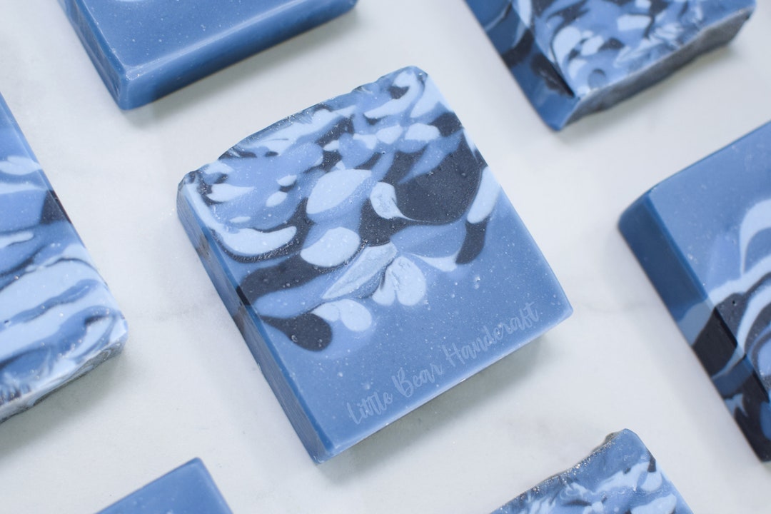 Blue Lakeside Droplets Soap | Monochrome Blue Collection | Smells Like ...