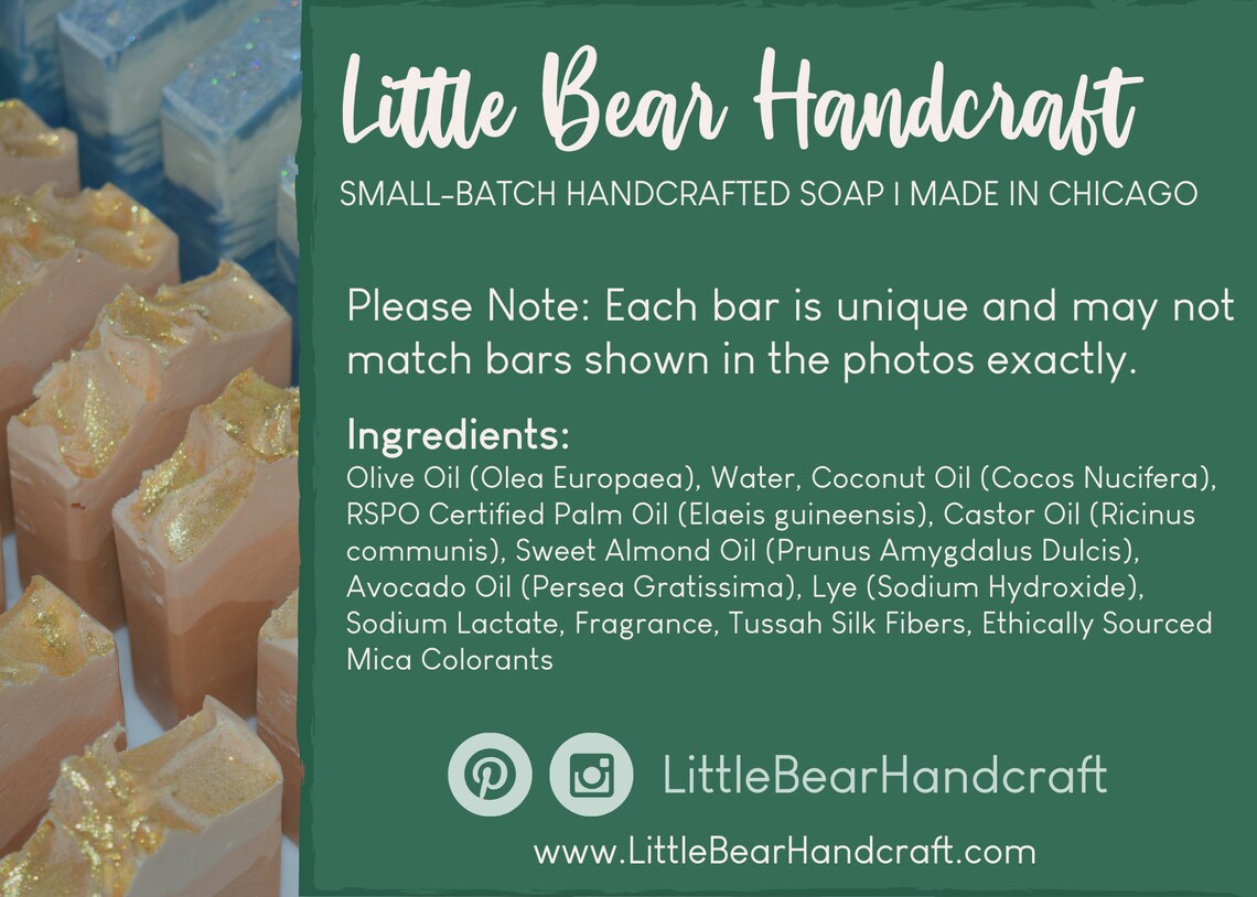 Ocean Mist Marble Swirled Soap Blue, Gold, and White Soap Smells Like ...