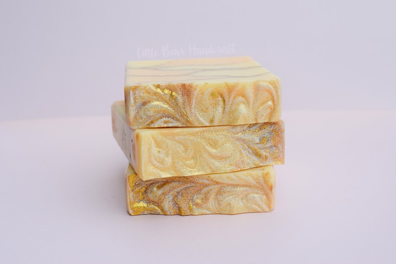 Gold Rush Layered Soap | Gold, Orange, and Yellow Soap | Smells Like a ...