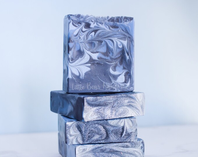 Blueberry Swirls Soap | Monochrome Blue Collection | Smells Like the ...