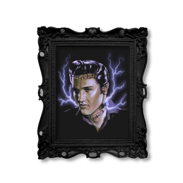 Velvet Elvis Painting - Etsy