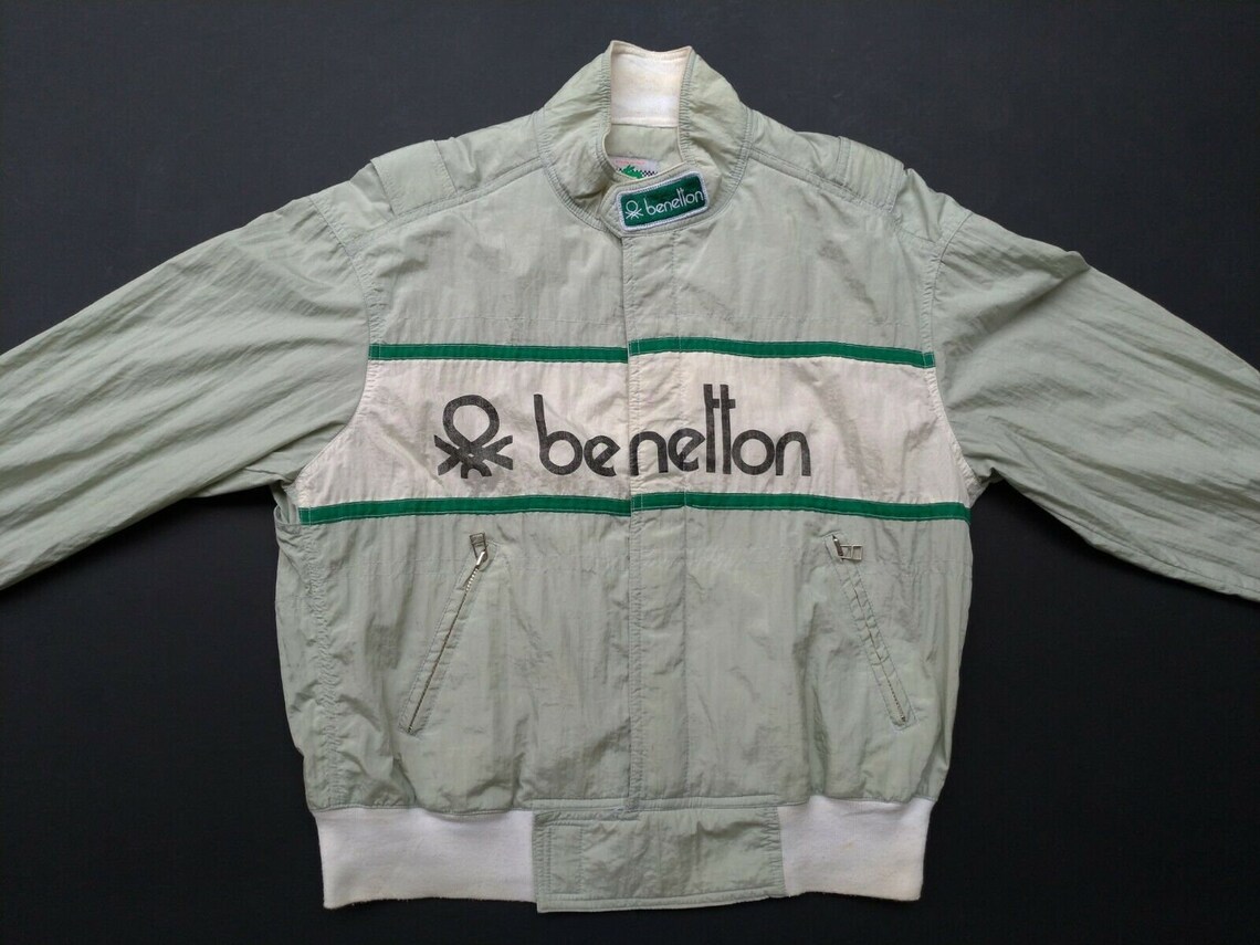 VTG Benetton Formula 1 Racing Team Jacket Bunny Tag Green Color - Etsy