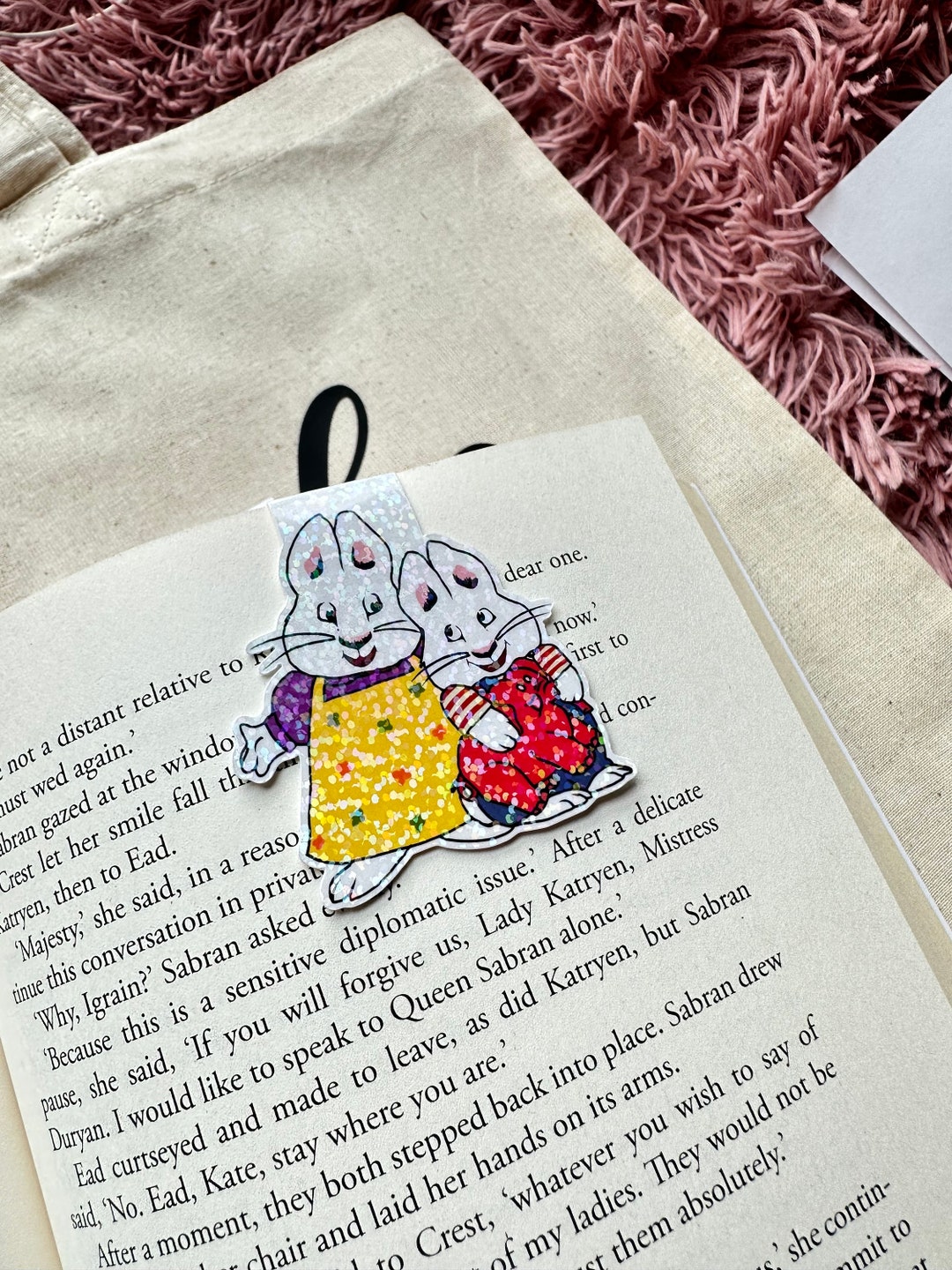 Max & Ruby Inspired Magnetic Bookmark Bookish Gift Book Club Bookmark ...