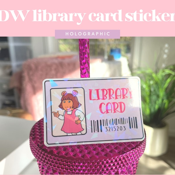 Dw Library Card Bookmark - Etsy