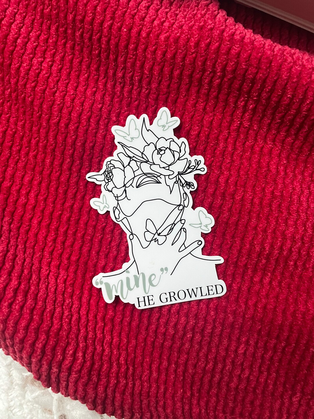 Hand Necklace Sticker Kindle Sticker Bookish Sticker Book Lover Sticker ...