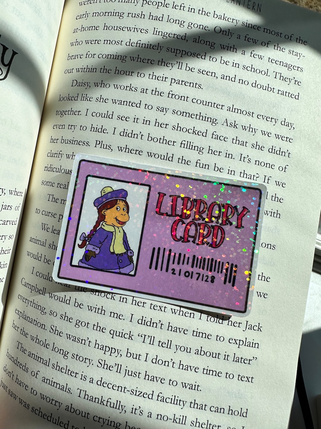 Muffy Library Card Arthur Library Card Sticker Kindle Sticker Bookish ...
