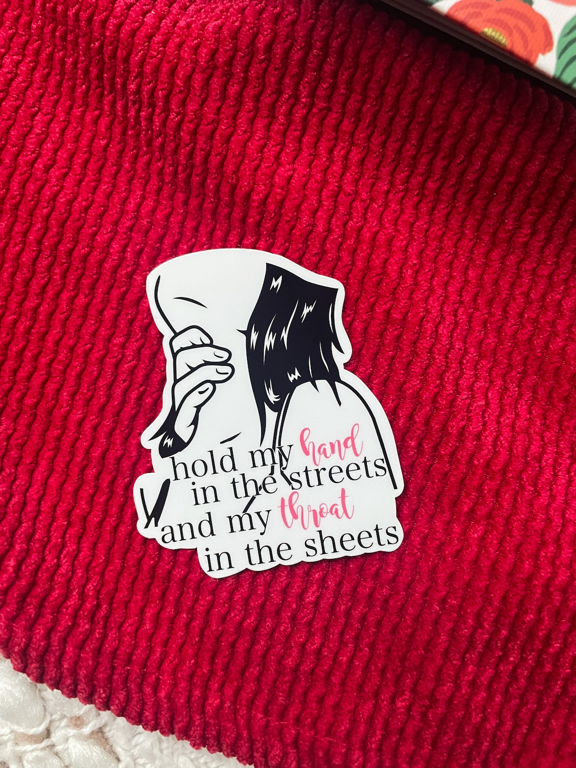 Hand Necklace Sticker Kindle Sticker Bookish Sticker - Etsy