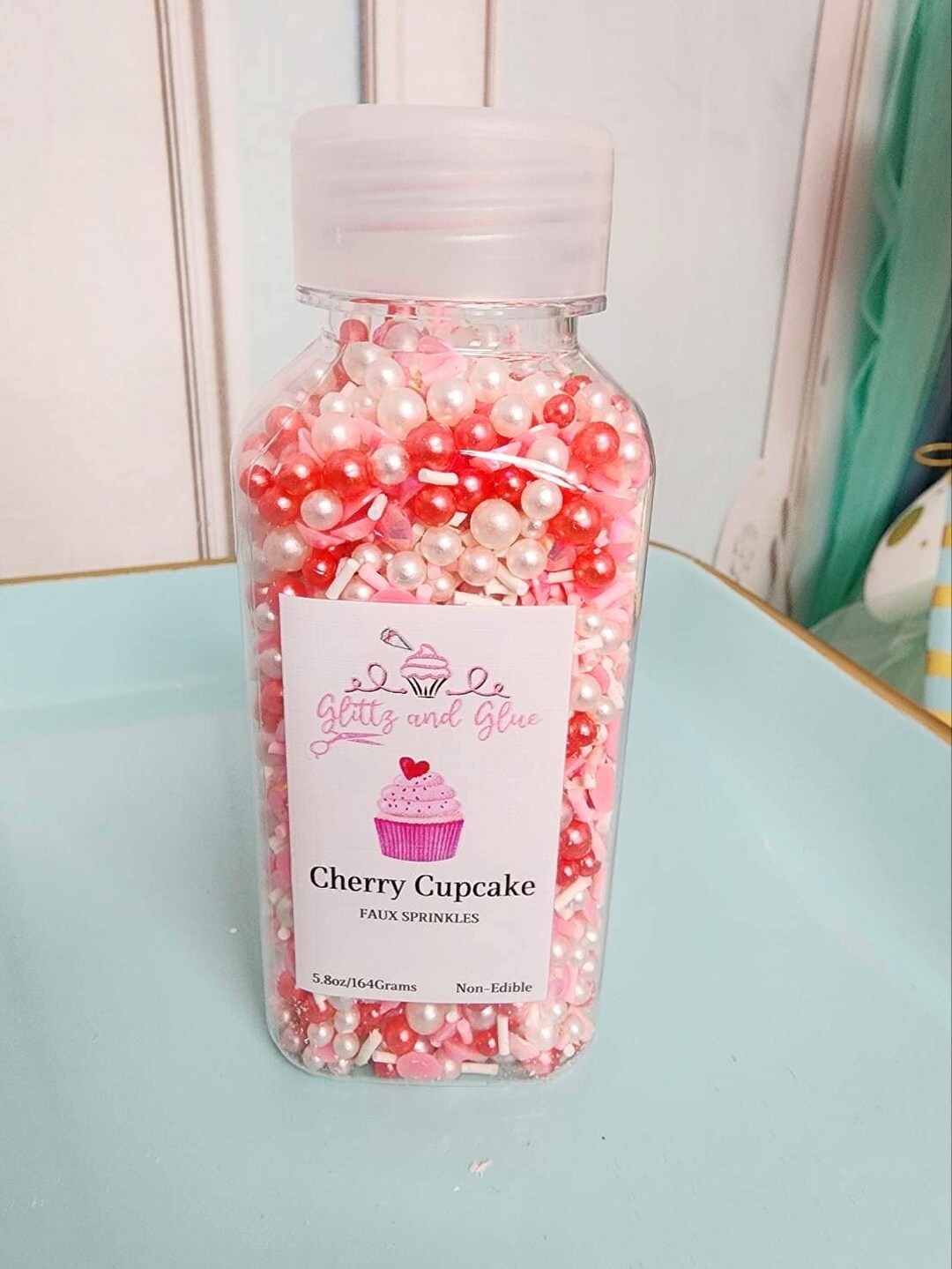 Cherry Cupcake, Fake Sprinkles, Fake Bake Supplies, Polymer Sprinkles ...
