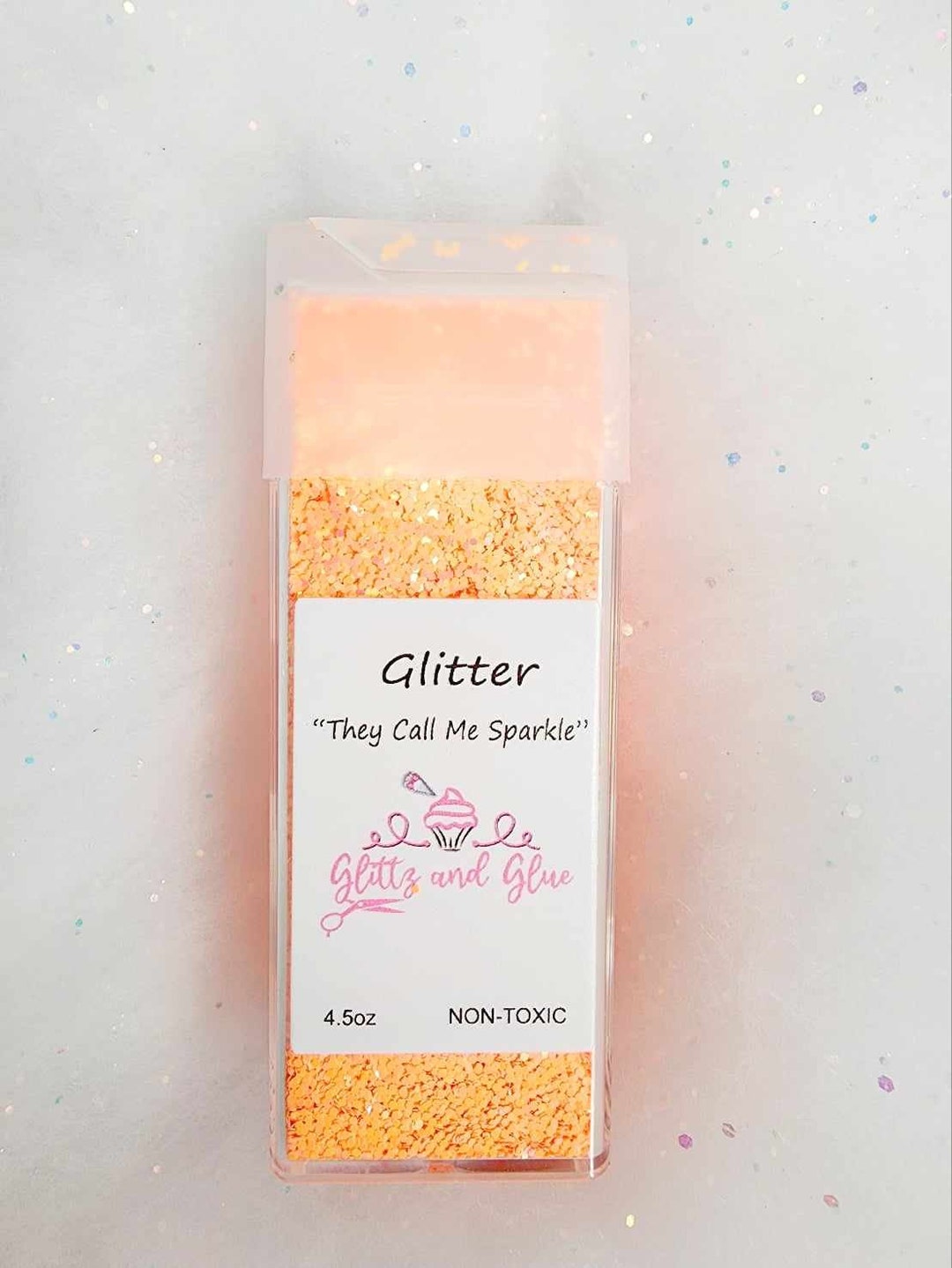 Disco Peach They Call Me Sparkle, Glitter, Fine Glitter, 4.5oz Glitter ...