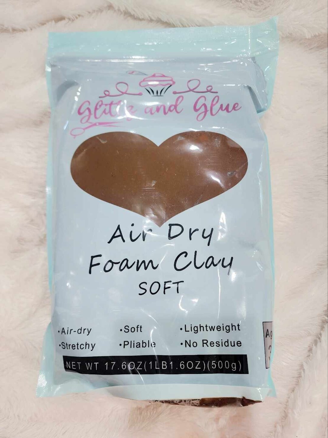 100g SOFT, Chocolate Brown, Foam Clay, Foam Clay, Glittz and Glue Foam ...