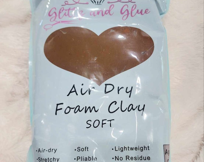 100g SOFT, Chocolate Brown, Foam Clay, Foam Clay, Glittz and Glue Foam ...