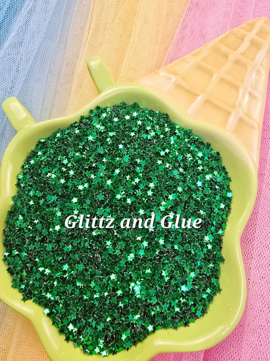 Green Star Sequins, Star Shaped Sequins, Craft Sequins, Blue Glitter ...
