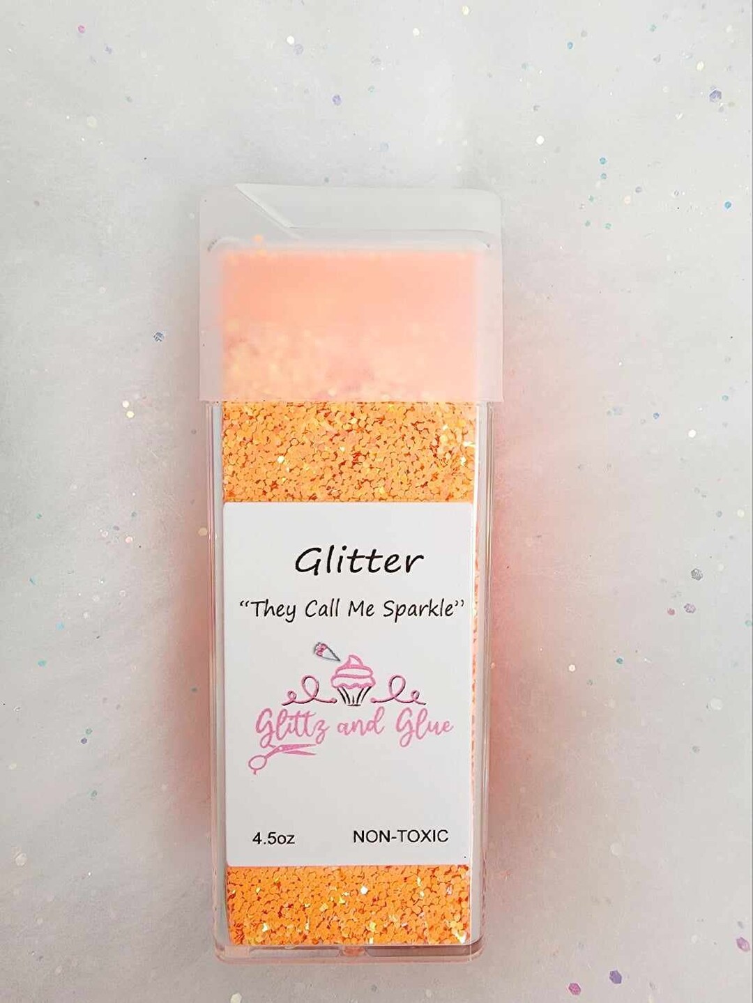 Disco Neon Orange They Call Me Sparkle, Glitter, Fine Glitter, 4.5oz ...