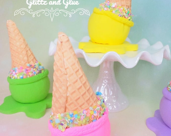 Fake Ice Cream Cone Fake Bake Ice Cream Candy Land Decorations Fake