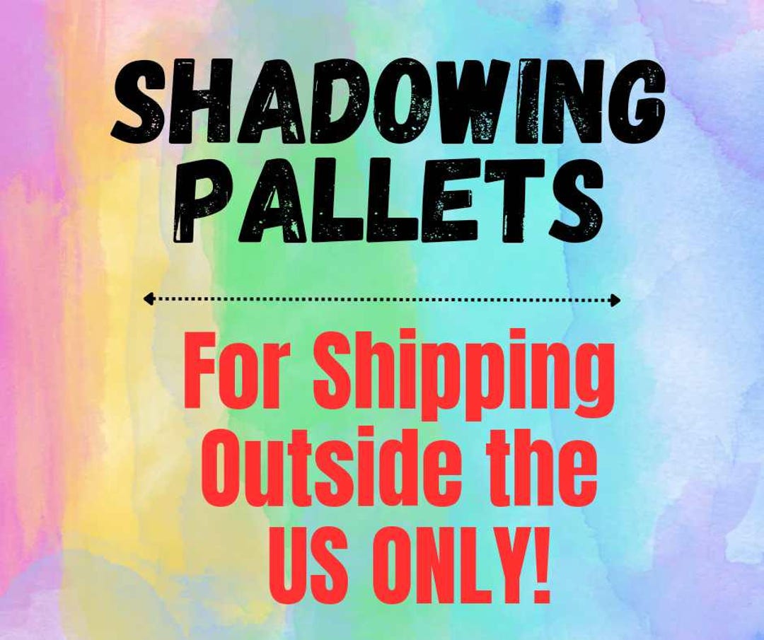 For Outside the US Only, Shadow Pallets, Make up Shadow, Clay Pigment ...
