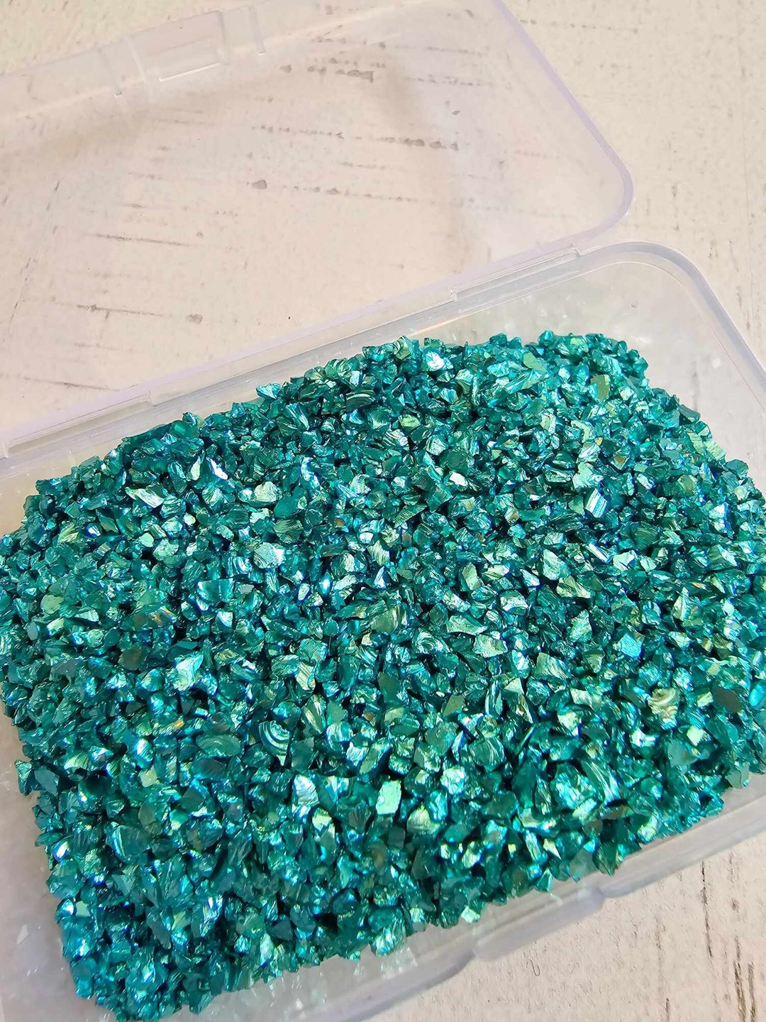 Turquoise Crushed Rocks, Crushed Glass Rocks, Fake Bake Supplies, Craft ...