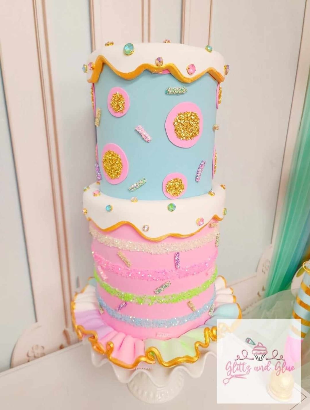 Fake Candy Land Cake, Candy Land Props, Fake Cake, Birthday Cake ...