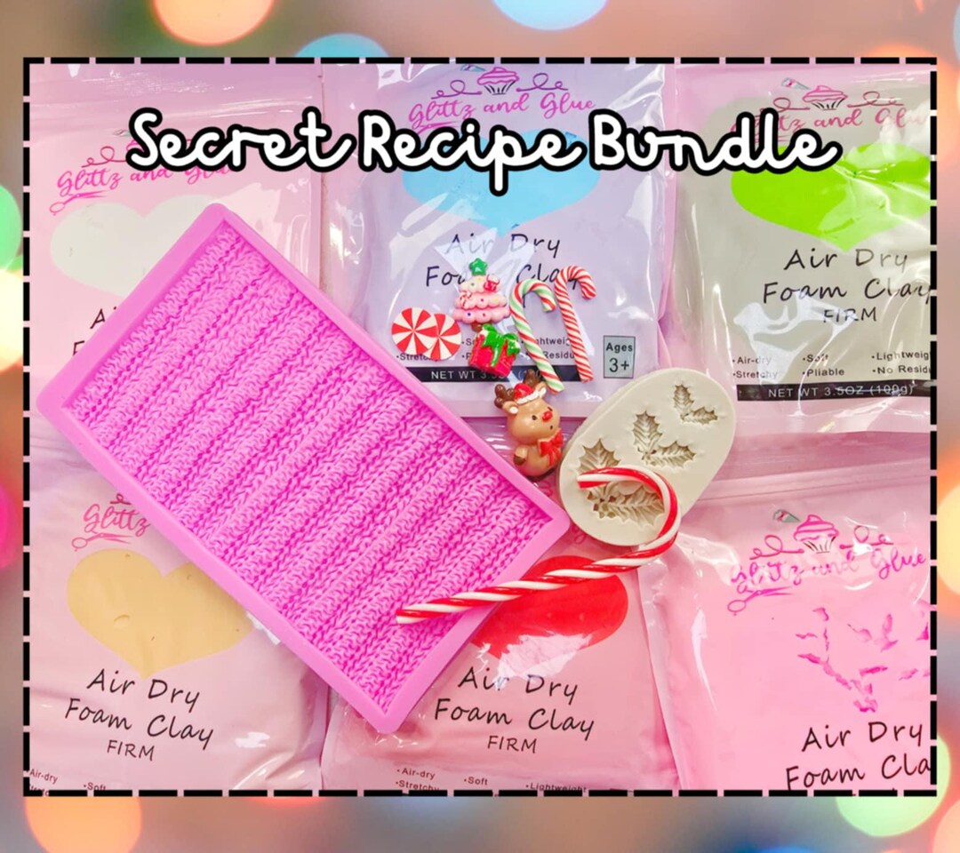 Secret Recipe Bundle, Foam Clay, Fake Bake Supplies - Etsy