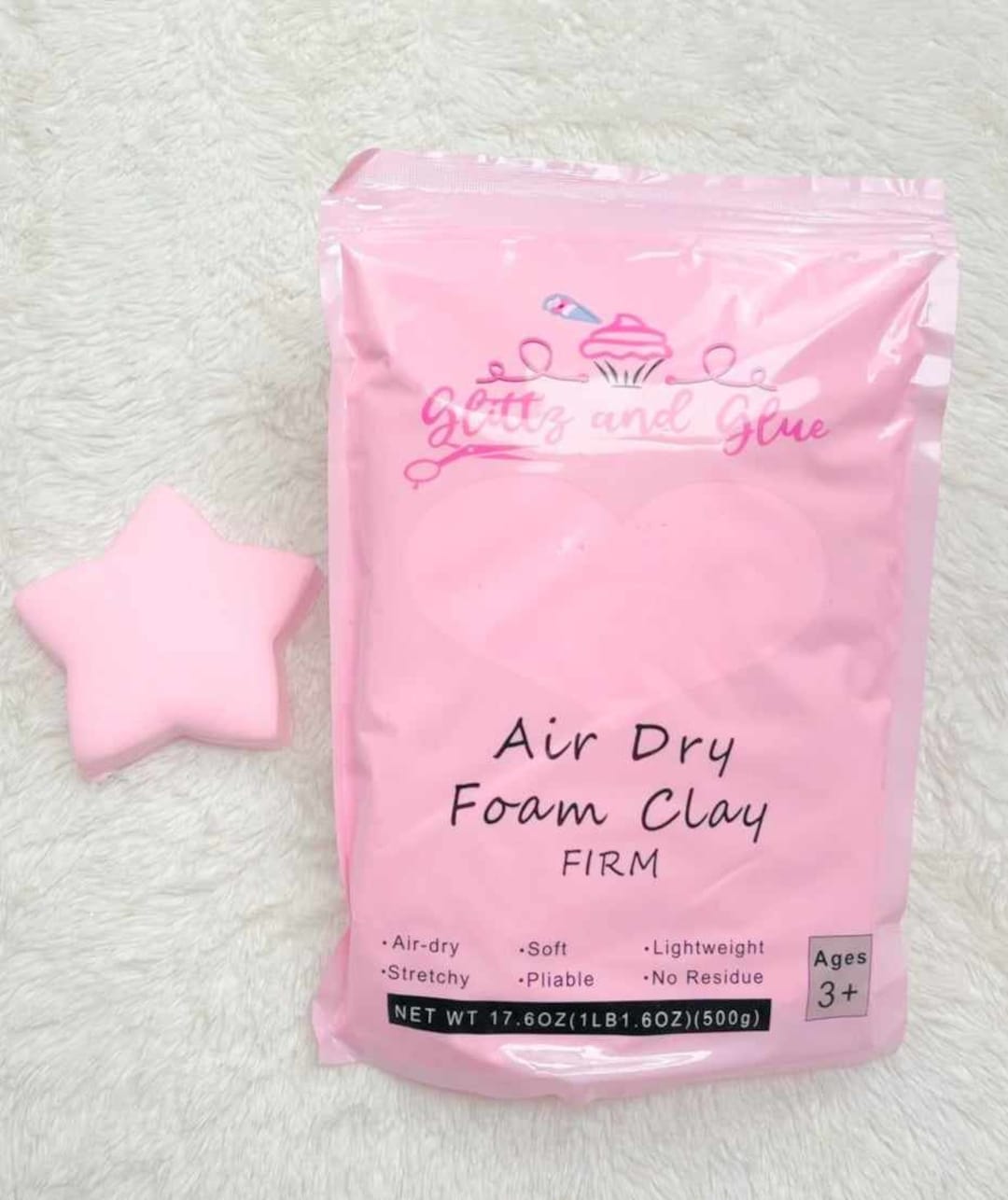 500g Light Pink Foam Clay, Foam Clay, Foam Clay, Fake Bake Supplies ...
