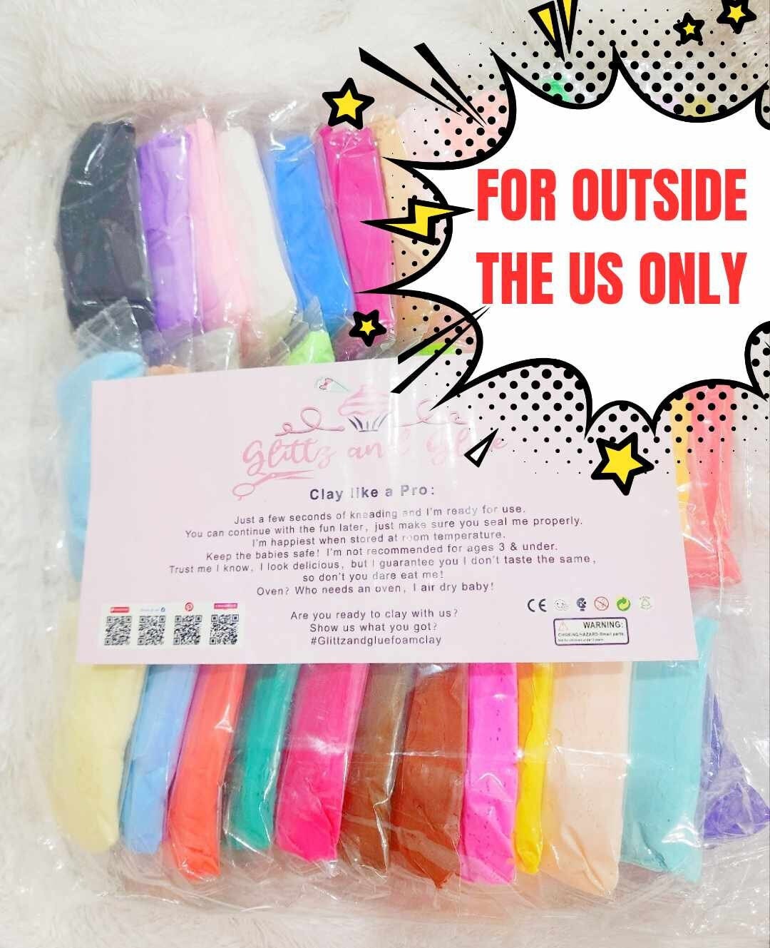 36 Mini Packs of Clay, Foam Clay, Mini Pack of Foam Clay - Etsy