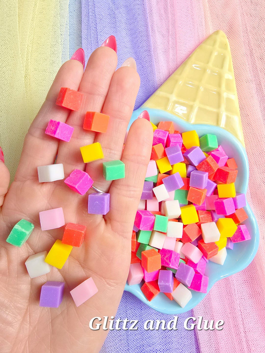B76, 60g Fake Candy Squares, Resin Slime Charms, Sugar Candy - Etsy
