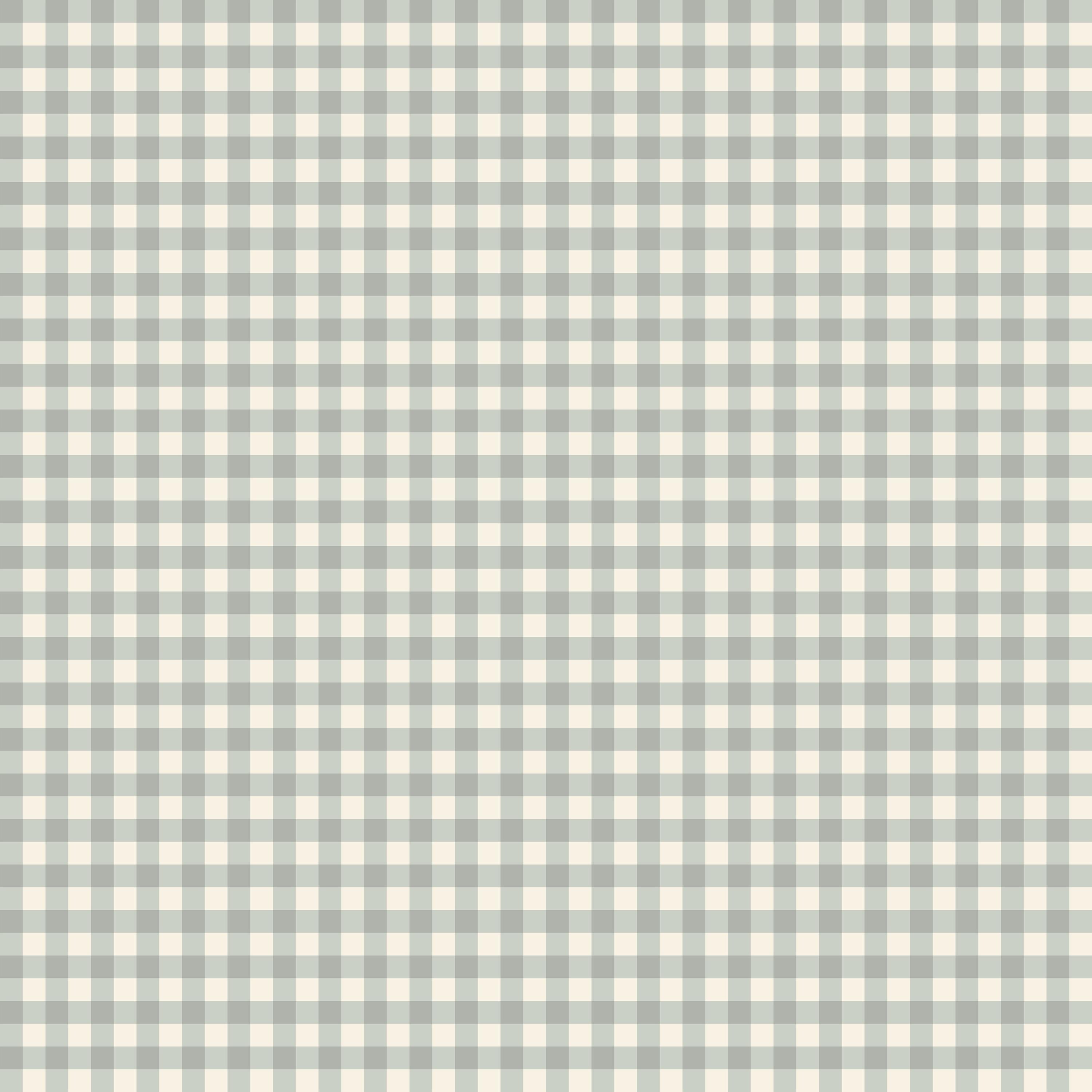 Heritage Gingham - Soft Blue, Classic Gingham Removable Wallpaper ...